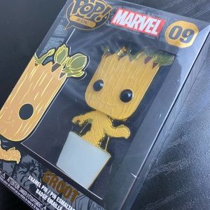 Funko | Toys | Nib Funko Marvel Pop Baby Groot Enamel Pin 9 Marvel 3 34 ...